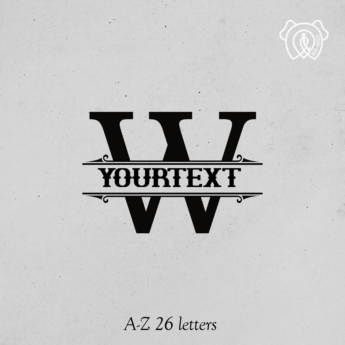 Interlocking Vine Monogram SVG Monogram Font Svg Vine - Etsy