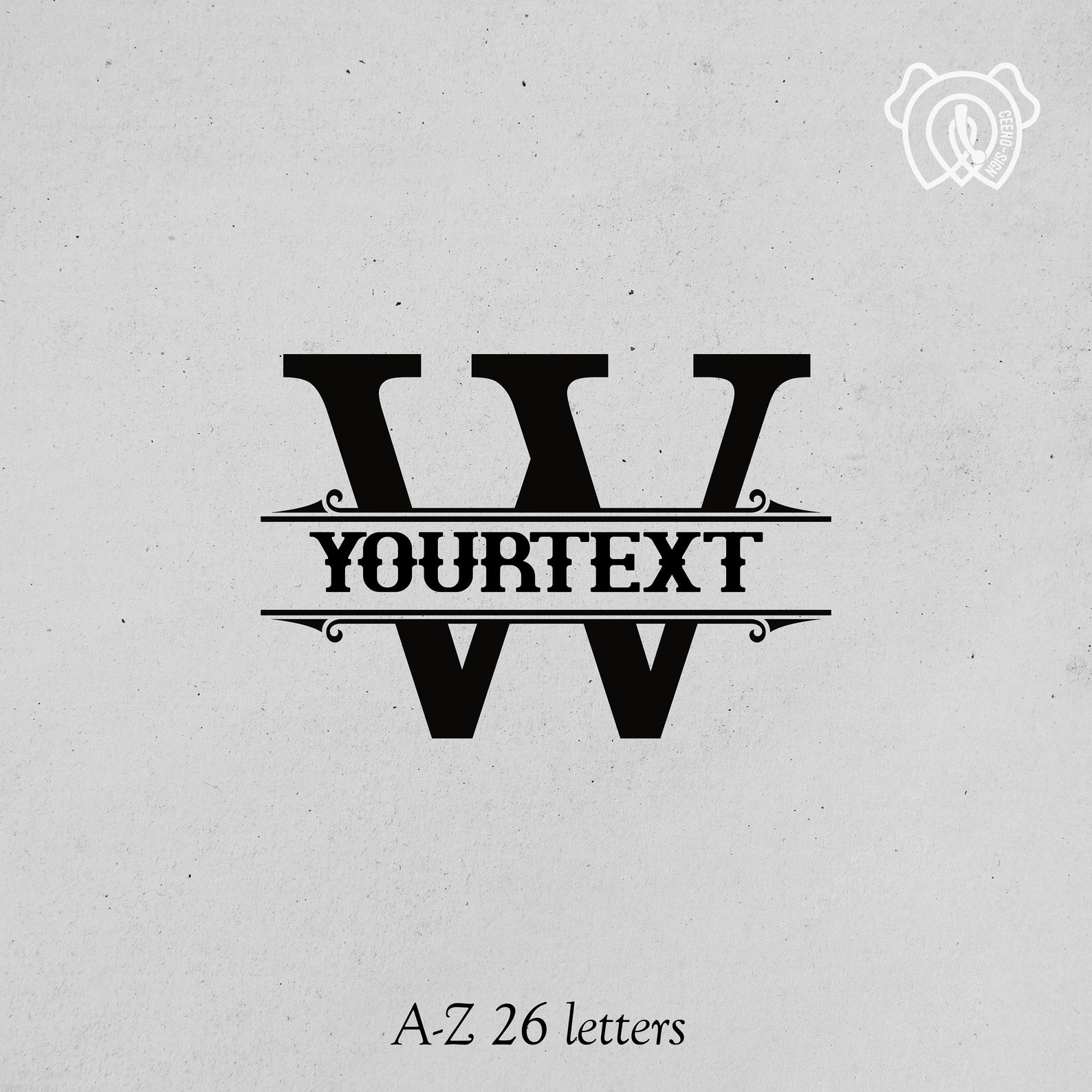 Interlocking Vine Monogram SVG Monogram Font Svg Vine - Etsy