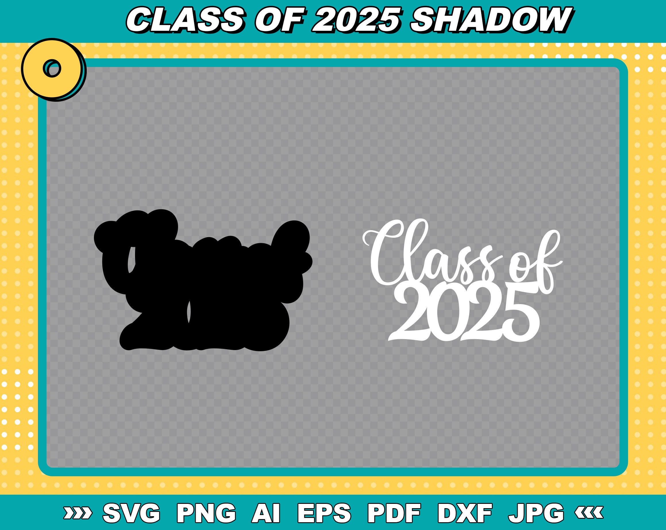 Class of 2026 Shadow SVG, Cake Topper Cut File (digital Download) - Etsy UK