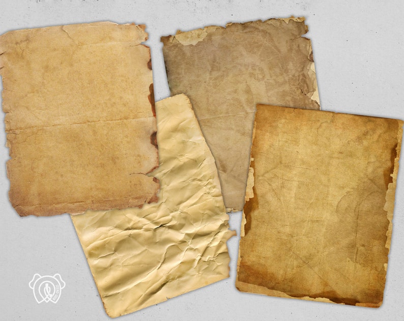 Old Paper Textures, Parchment Paper, Printable Aged Paper Textures ...