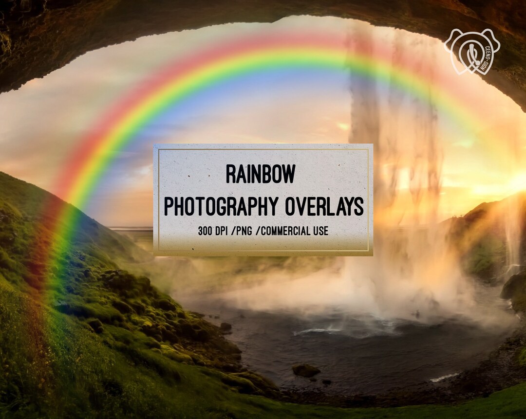 Rainbow Overlays, Photography Overlays, Rainbow PNG Clipart Photo ...