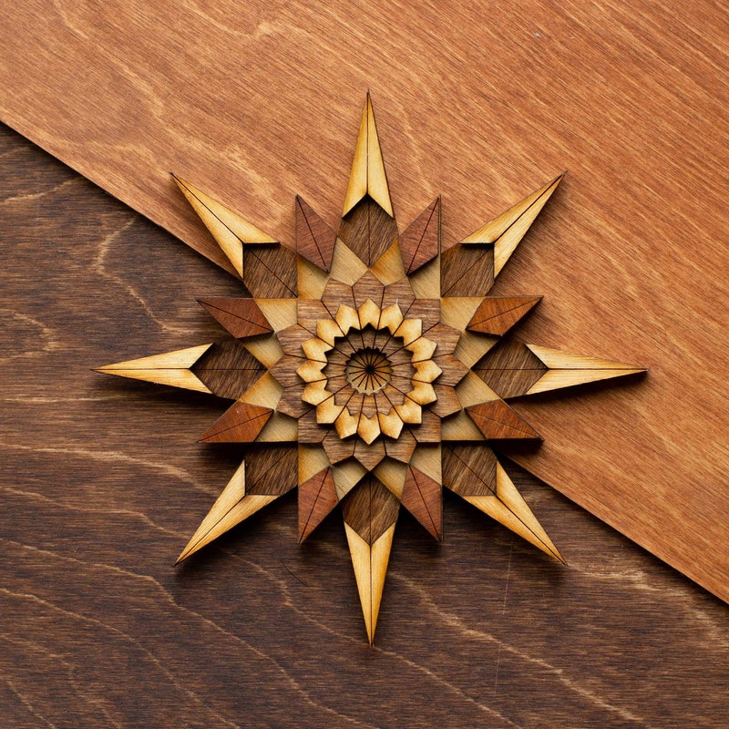 Wooden Compass Wall Art - Etsy