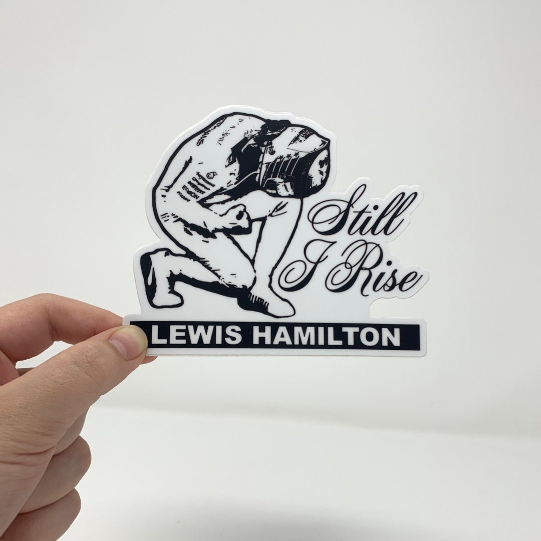Lewis Hamilton Waterproof Sticker for Laptop, Sticker for Hydroflask ...