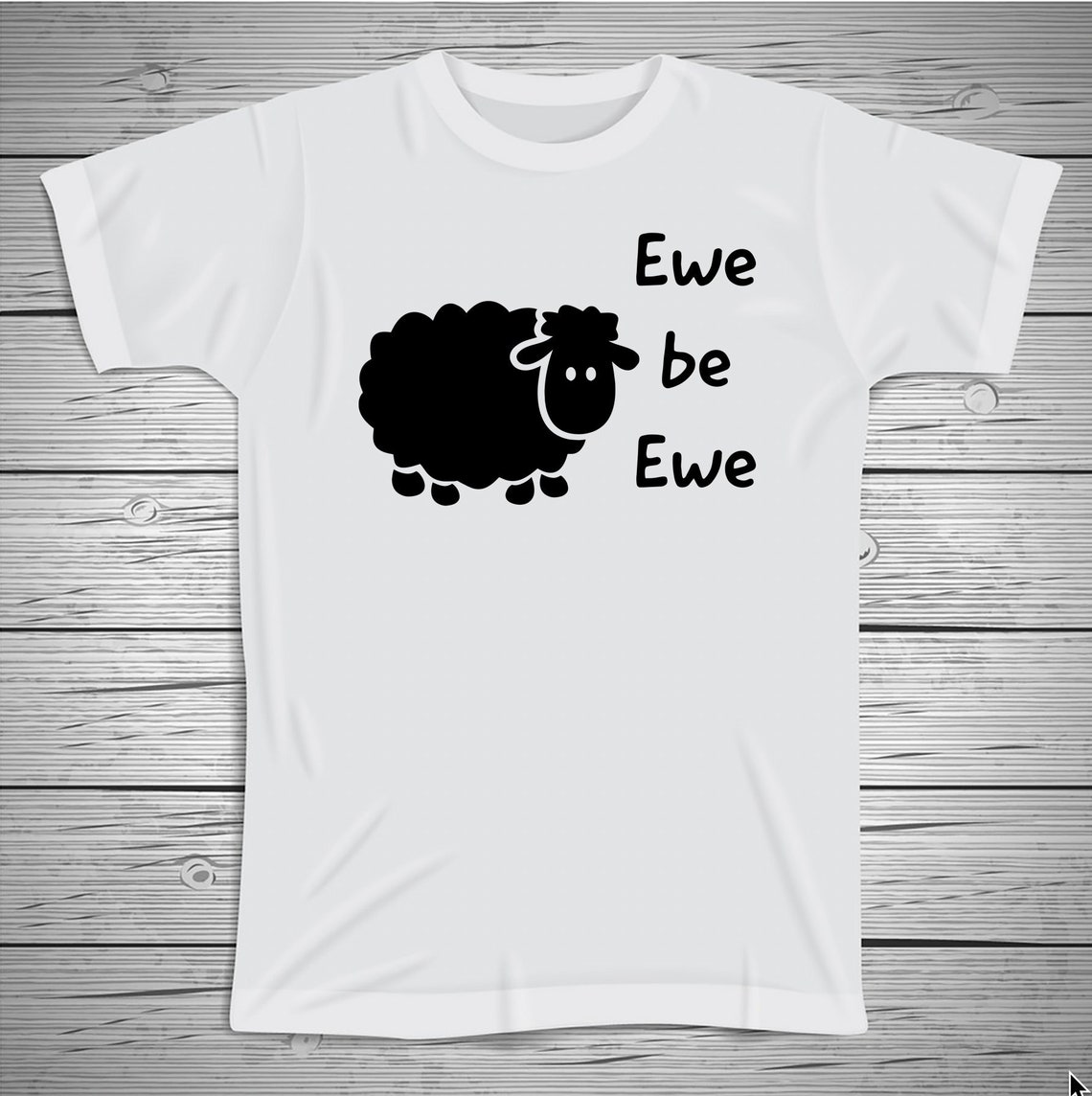 You Be You Ewe Be Ewe Black Sheep SVG PNG Digital Download no - Etsy