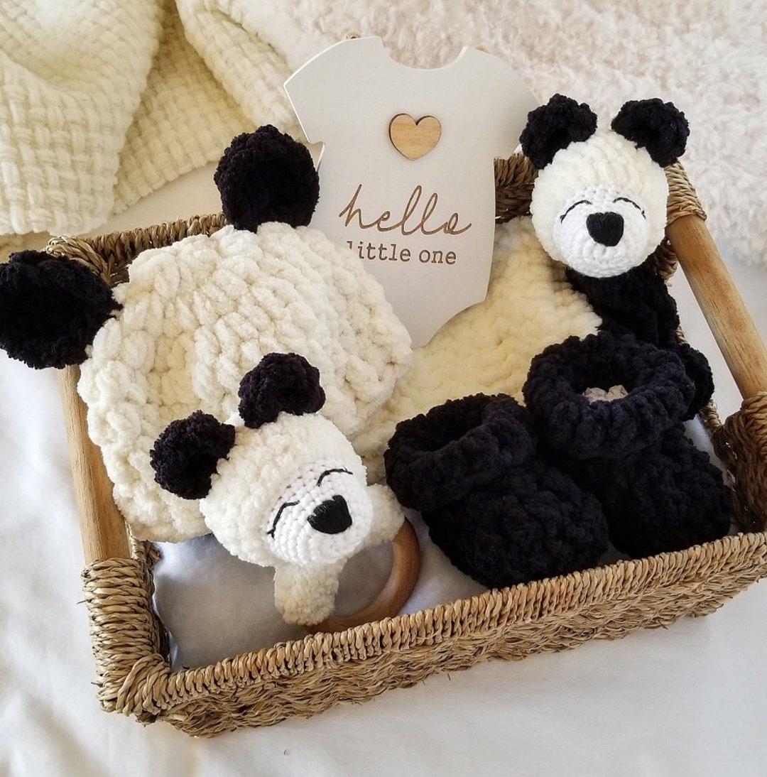 Handmade Baby Panda Gift Set Baby Shower Gift Set - Etsy