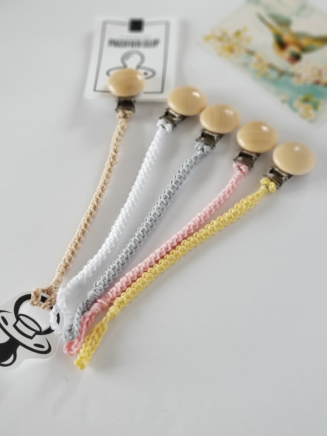Handmade Baby Pacifier Clip | Pacifier Leash | Pacifier Holder With ...