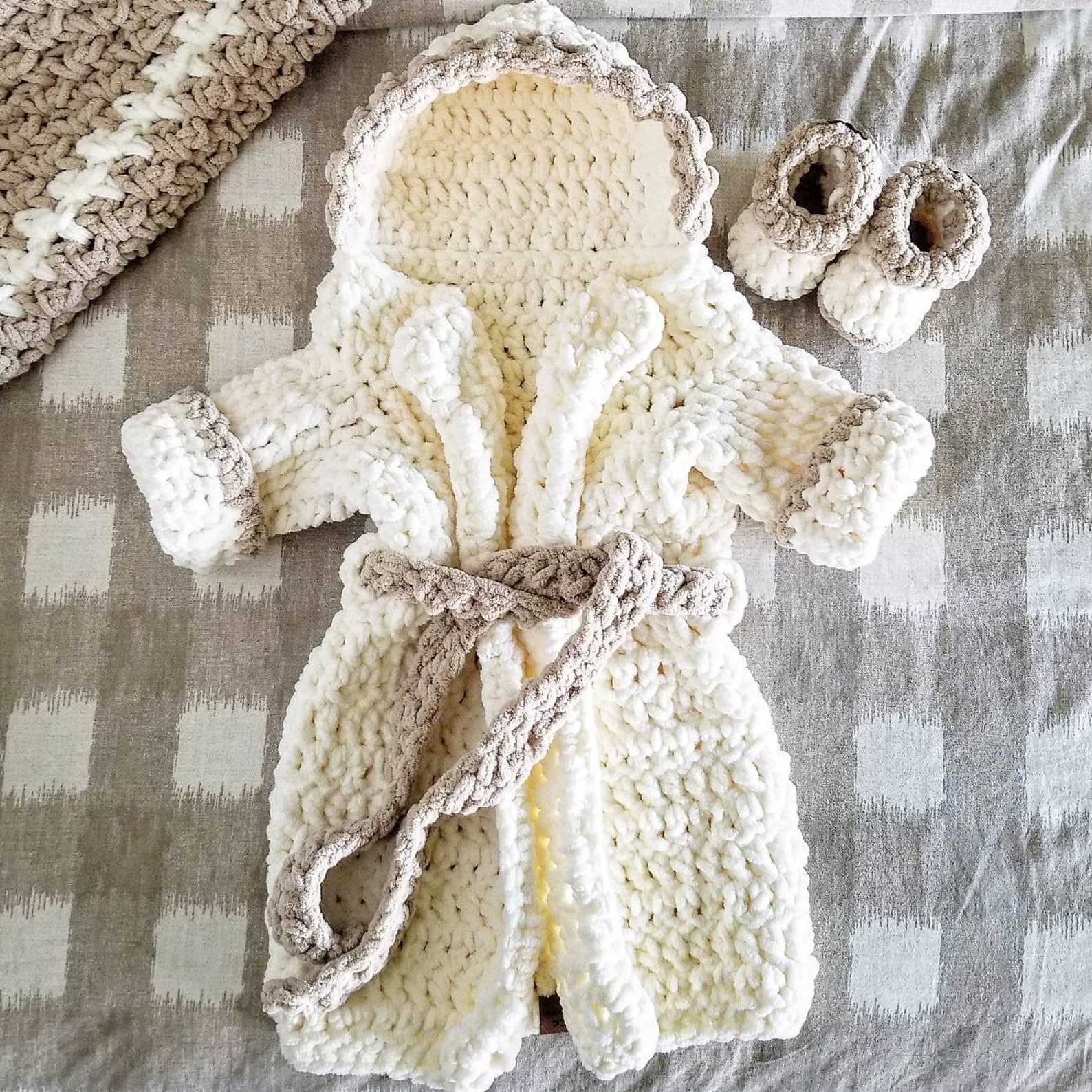 Crochet Pattern Baby Bathrobe Crochet Pattern Baby Crochet - Etsy