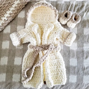 Crochet Pattern Baby Bathrobe Crochet Pattern Baby Crochet Pattern - Etsy