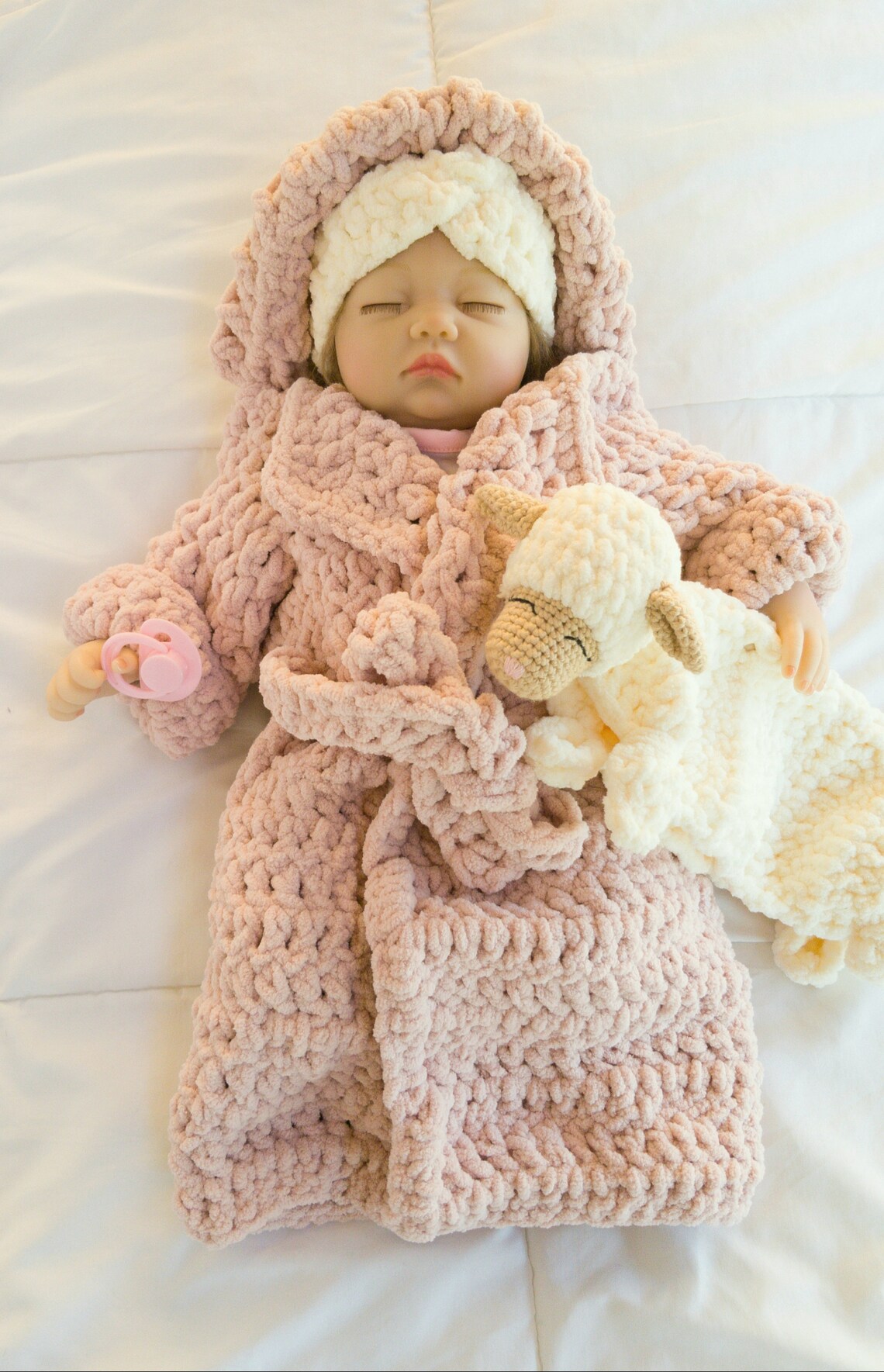 Crochet Pattern Baby Bathrobe Crochet Pattern Cuddly - Etsy