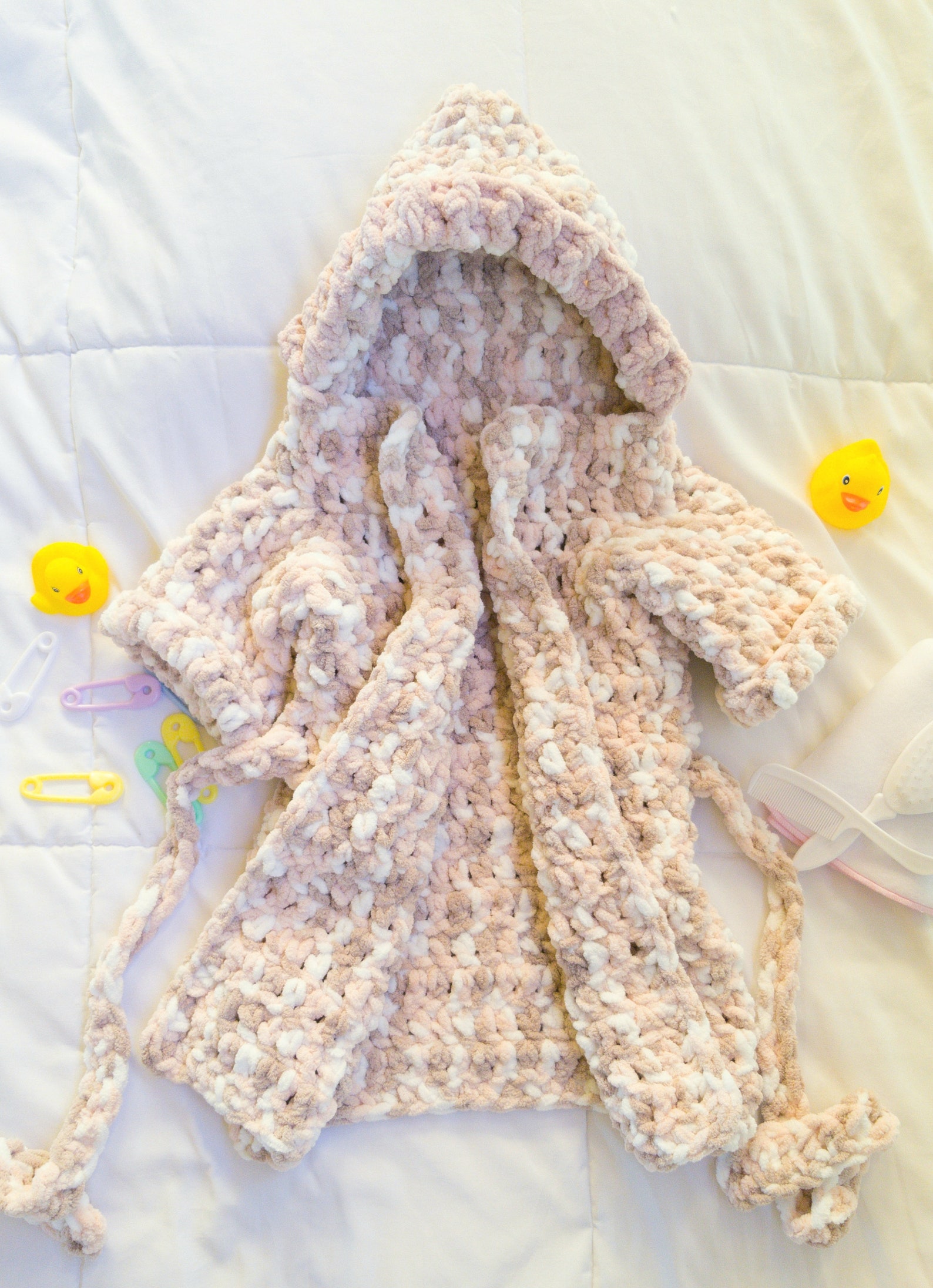 Crochet Pattern Baby Bathrobe Crochet Pattern Cuddly - Etsy