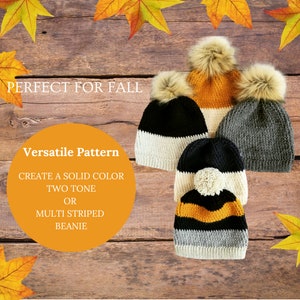 Crochet Pattern | Fall Crochet Hat Pattern |the Easy-going Beanie ...