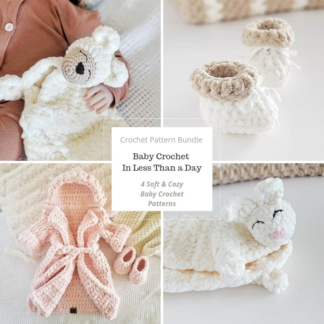 Crochet Pattern Bundle Baby Crochet Patterns Baby Bootie Crochet ...