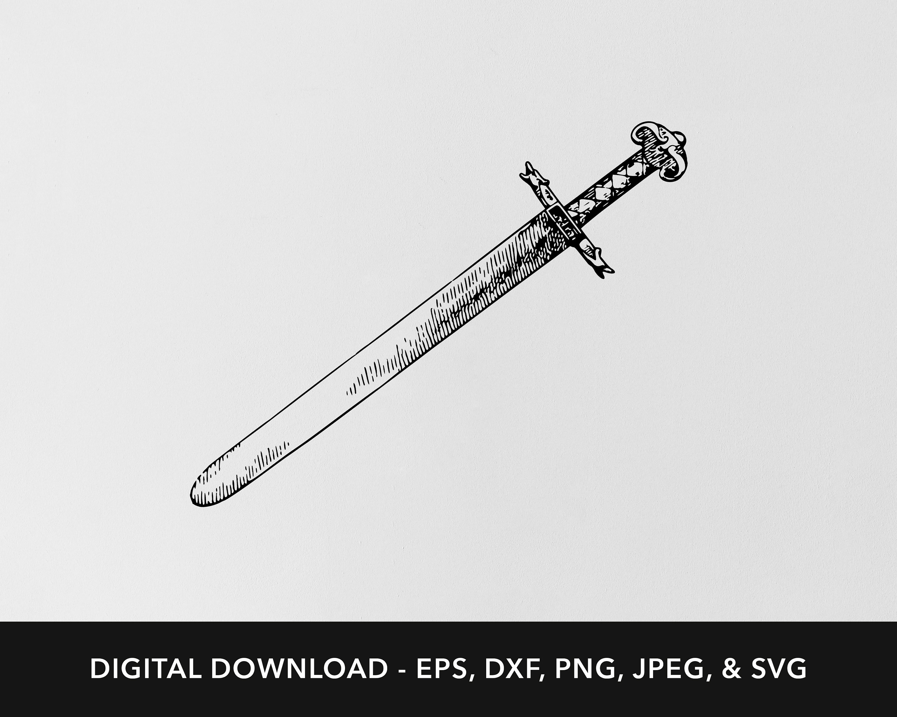 Maltese Knight Sword Clipart