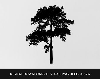 Tall Skinny Tree Svg - Etsy