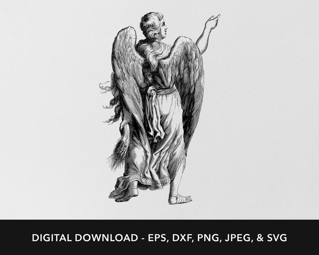 Angel SVG Heaven SVG Archangel SVG Religious Decal Shirt - Etsy Denmark