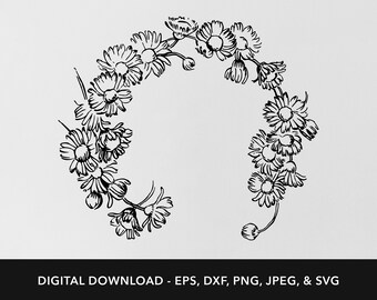 Daisy Chain Svg - Etsy