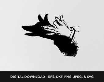 Shadow Puppet Svg - Etsy