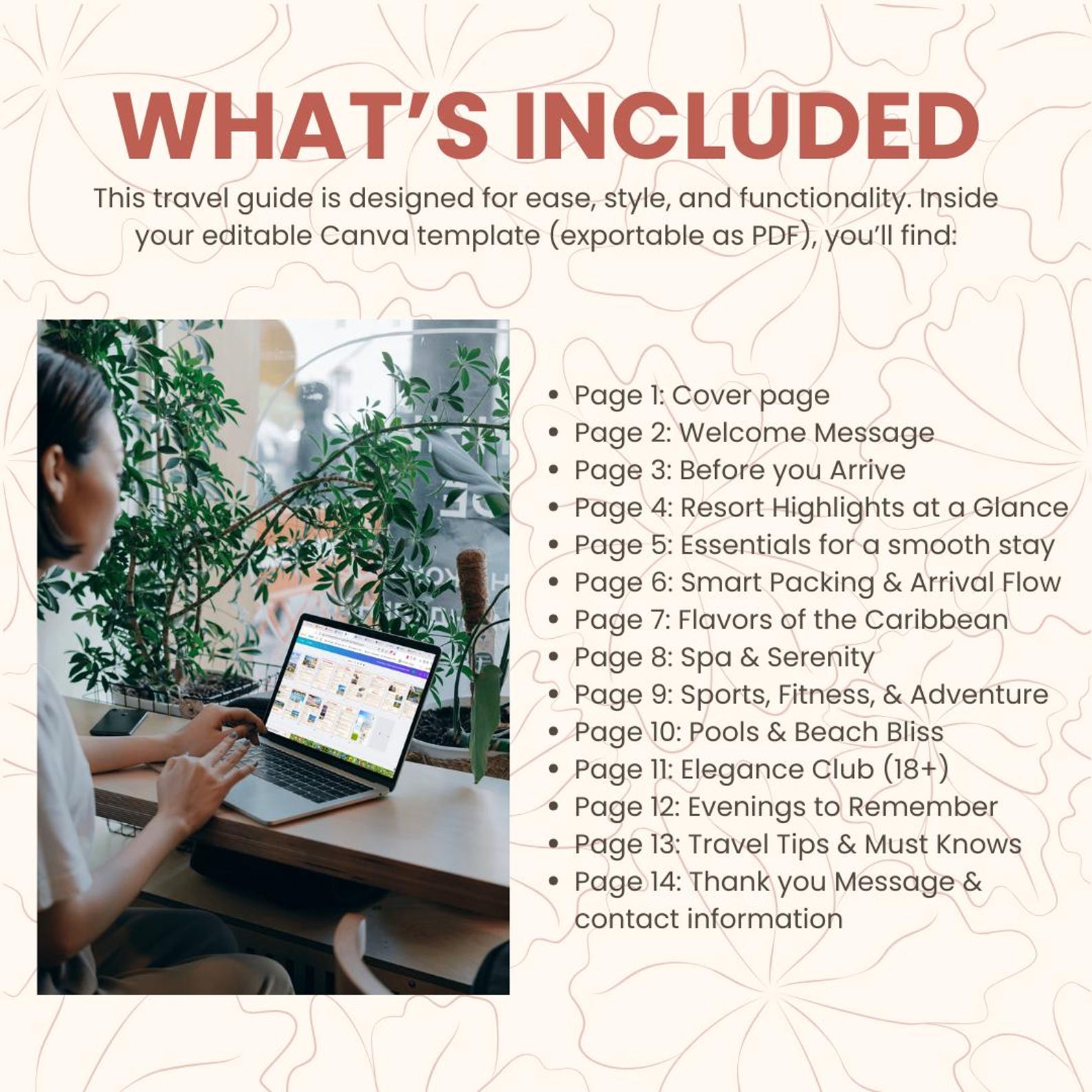 Majestic Elegance Costa Mujeres Resort Guide | Editable Canva Template ...