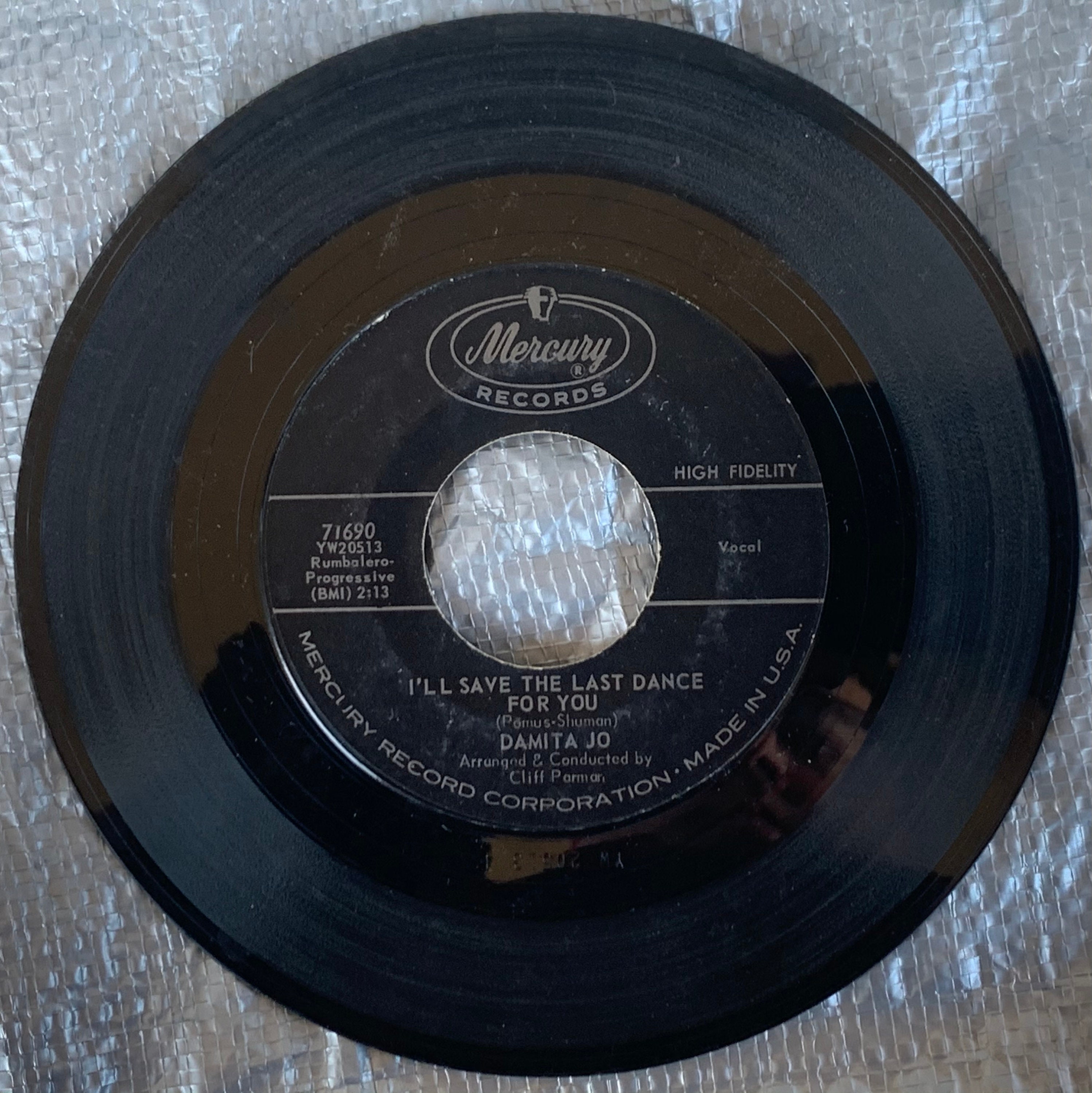 Vintage 1960 45 RPM 7 Disco de vinilo Damito Jo Voy a | Etsy