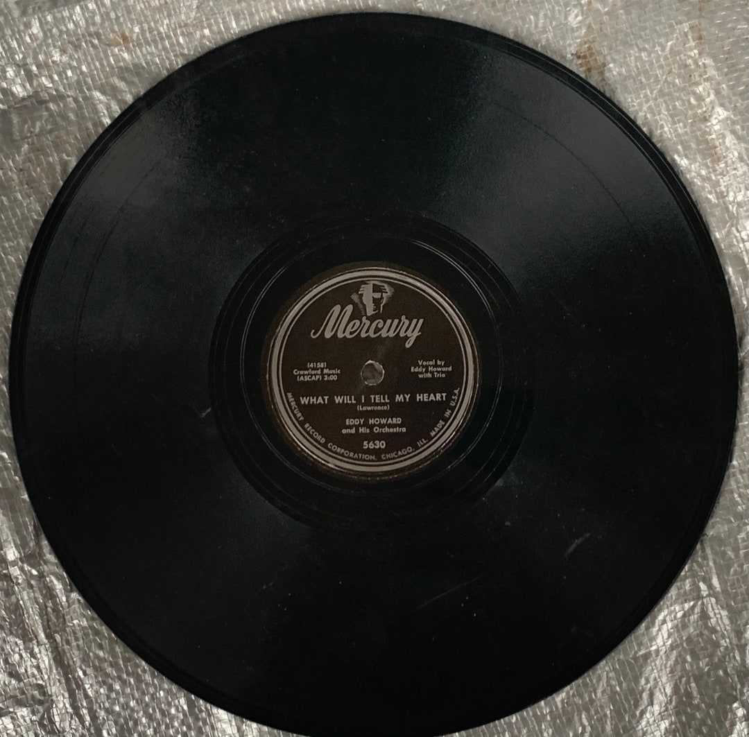 1951 78 RPM 10 Shellac LP Record Eddy Howard What Will I Tell My Heart ...
