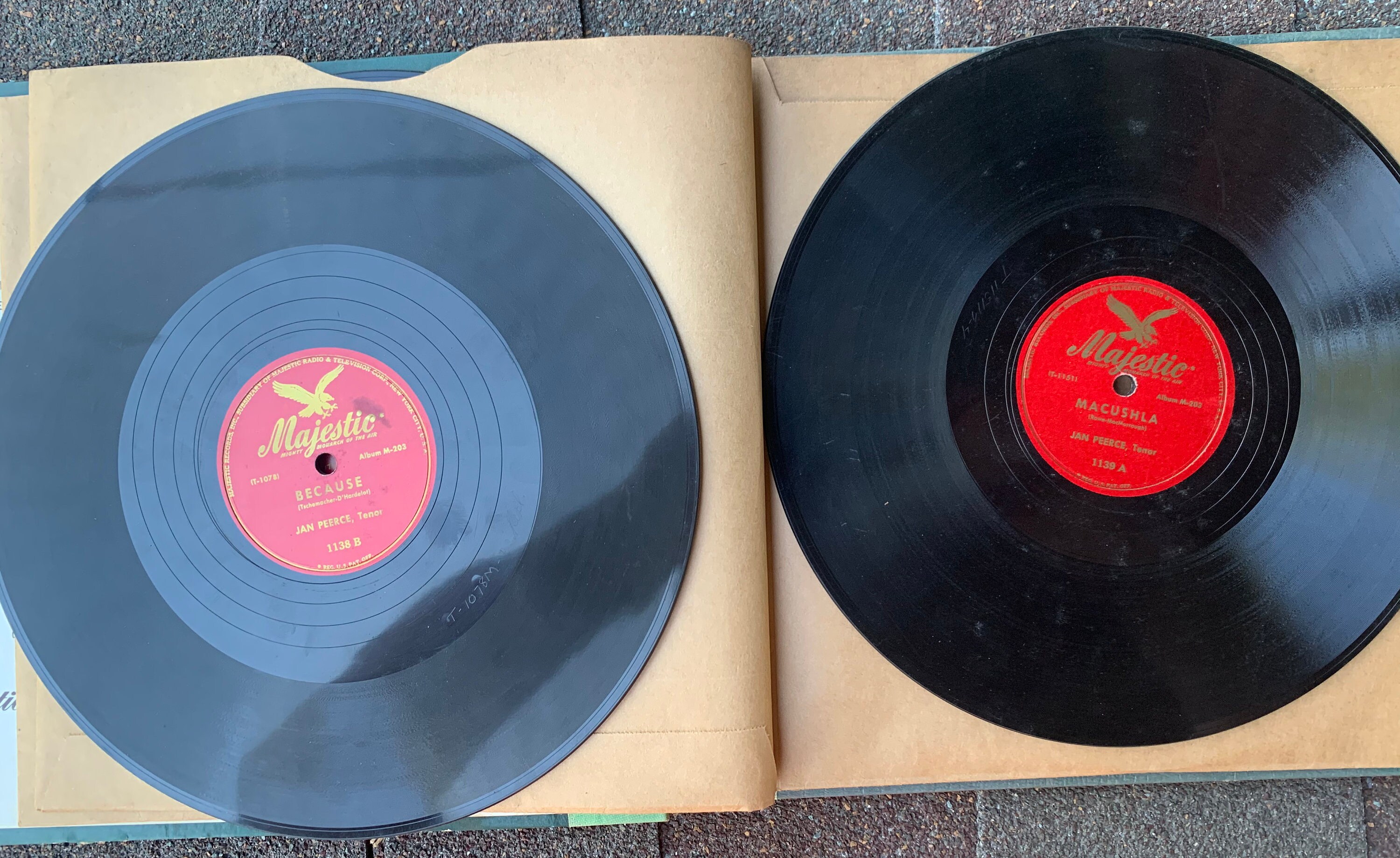 Vintage 1947 78 RPM 10 3 x Shellac LP Record Jan Peerce | Etsy