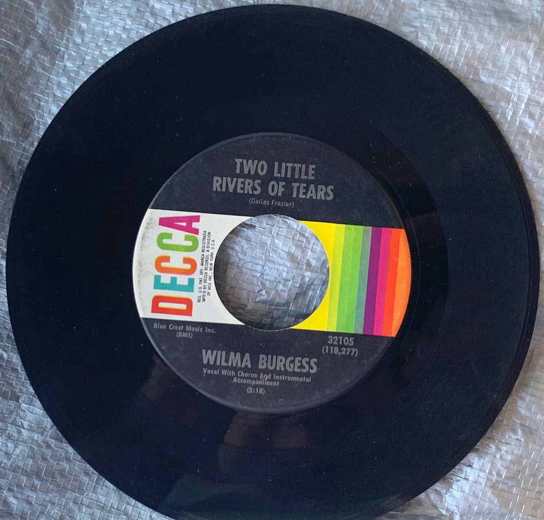 1967 45 Rpm 7 Vinyl Record Wilma Burgess Two Little Etsy