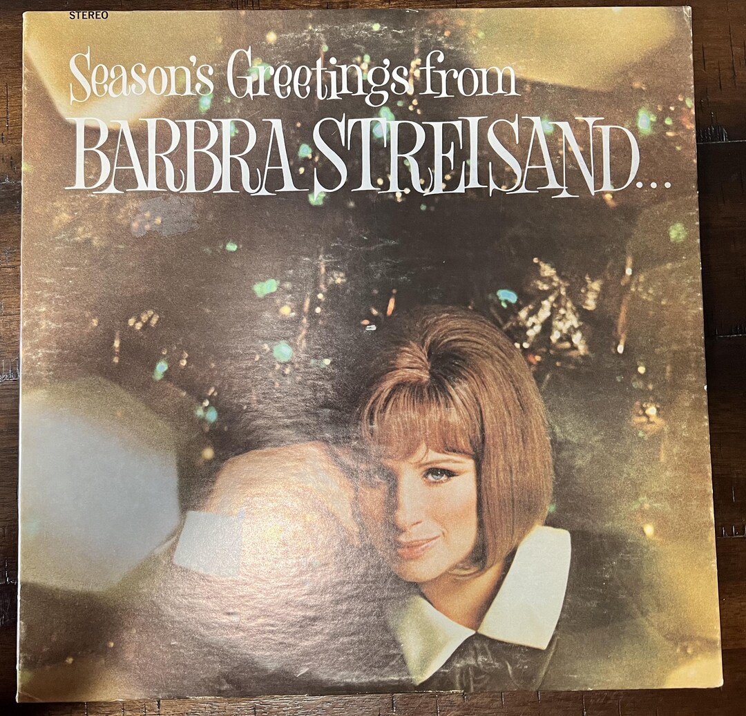 1969 33 RPM 12 Vinyl LP Record Season's Greetings From Barbra Streisand ...