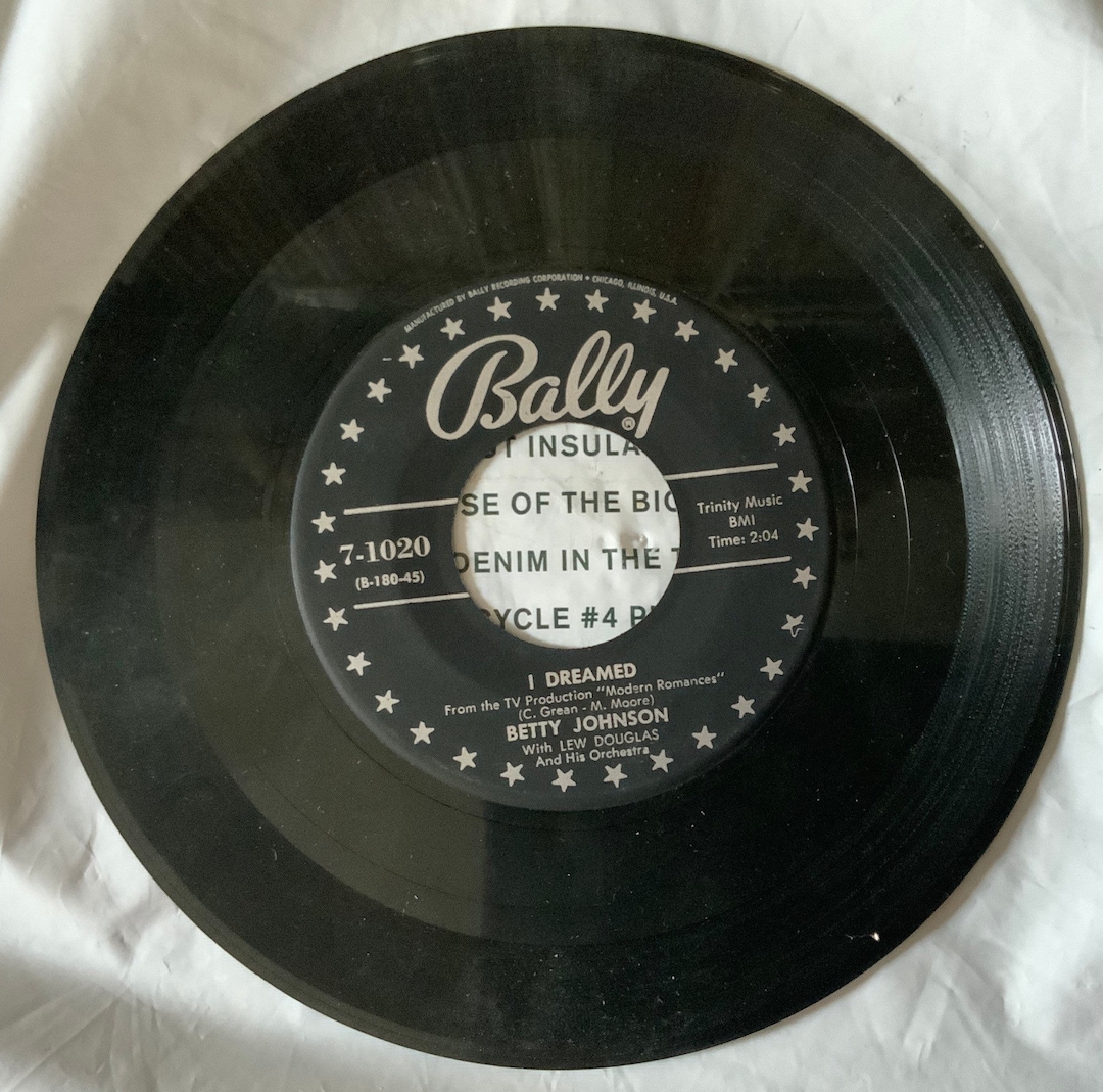 1956 45 RPM 7 Vinyl Betty Johnson With Lee Douglas I Dreamed If It's ...