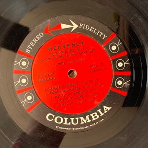 1959 33 RPM 12 Vinyl Record Johnny Mathis Heavenly - Etsy