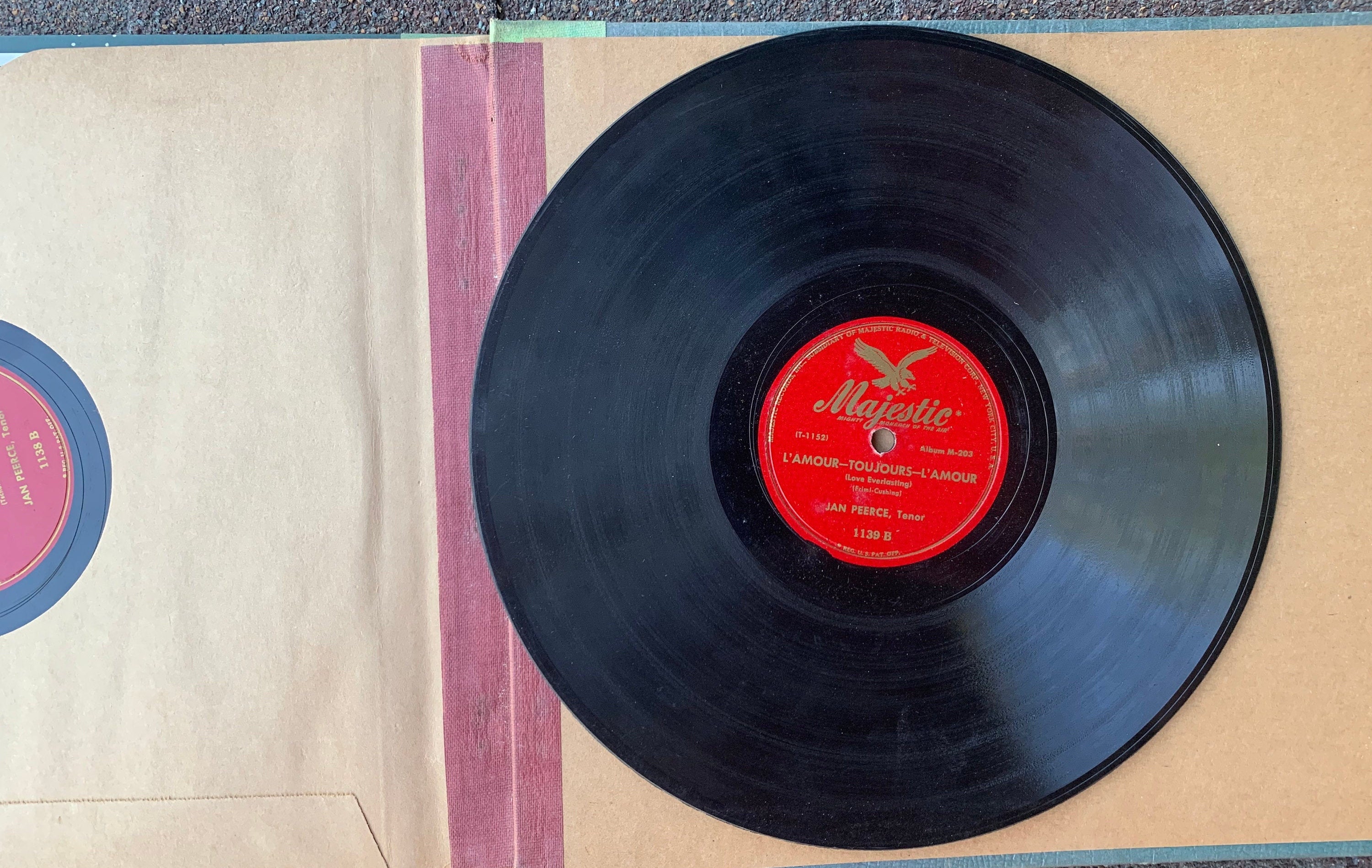 Vintage 1947 78 RPM 10 3 x Shellac LP Record Jan Peerce | Etsy