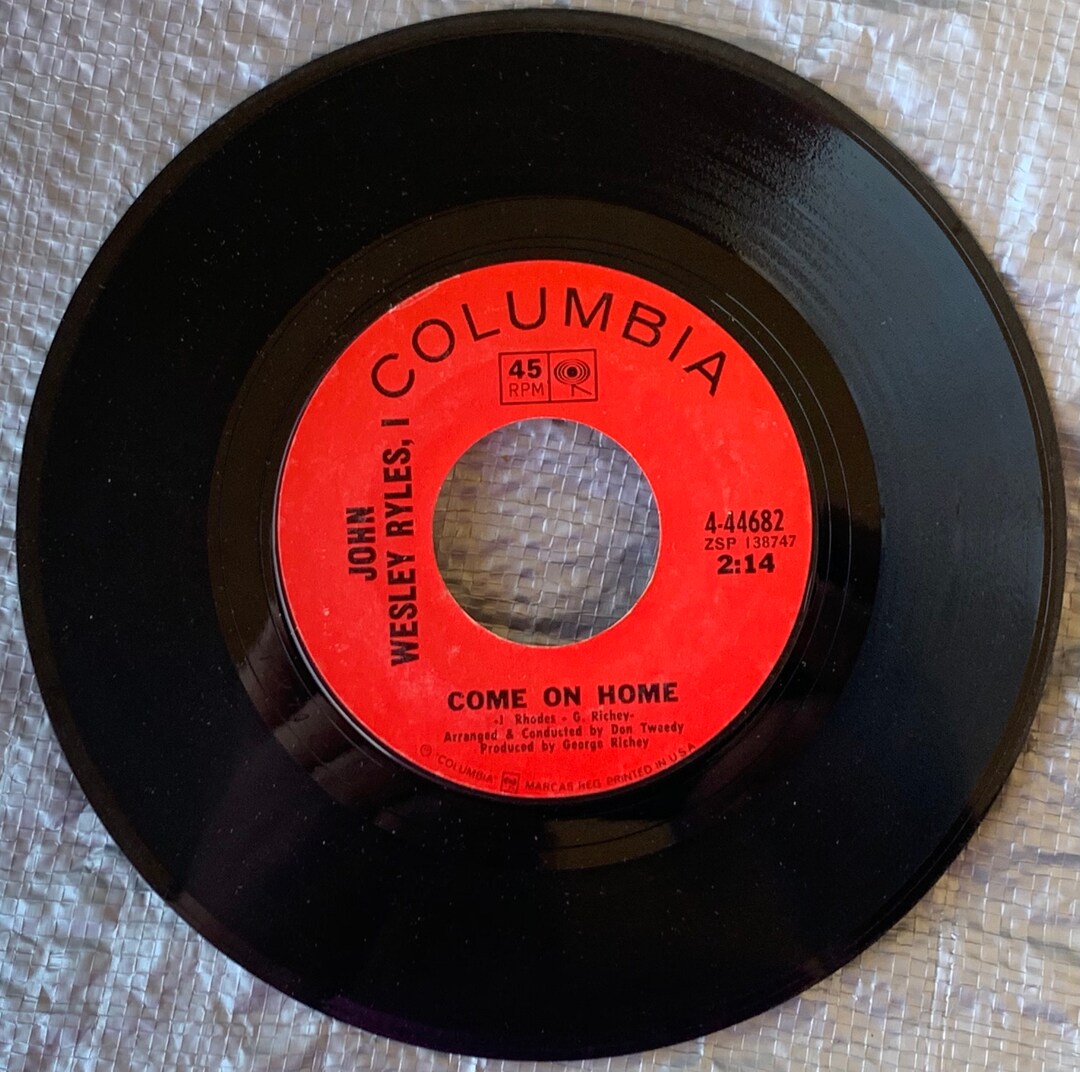 1968 45 RPM 7" Vinyl Record John Wesley Ryles - Come on Home - Kay ...