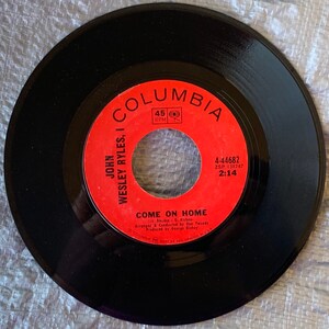 1968 45 RPM 7" Vinyl Record John Wesley Ryles - Come on Home - Kay ...