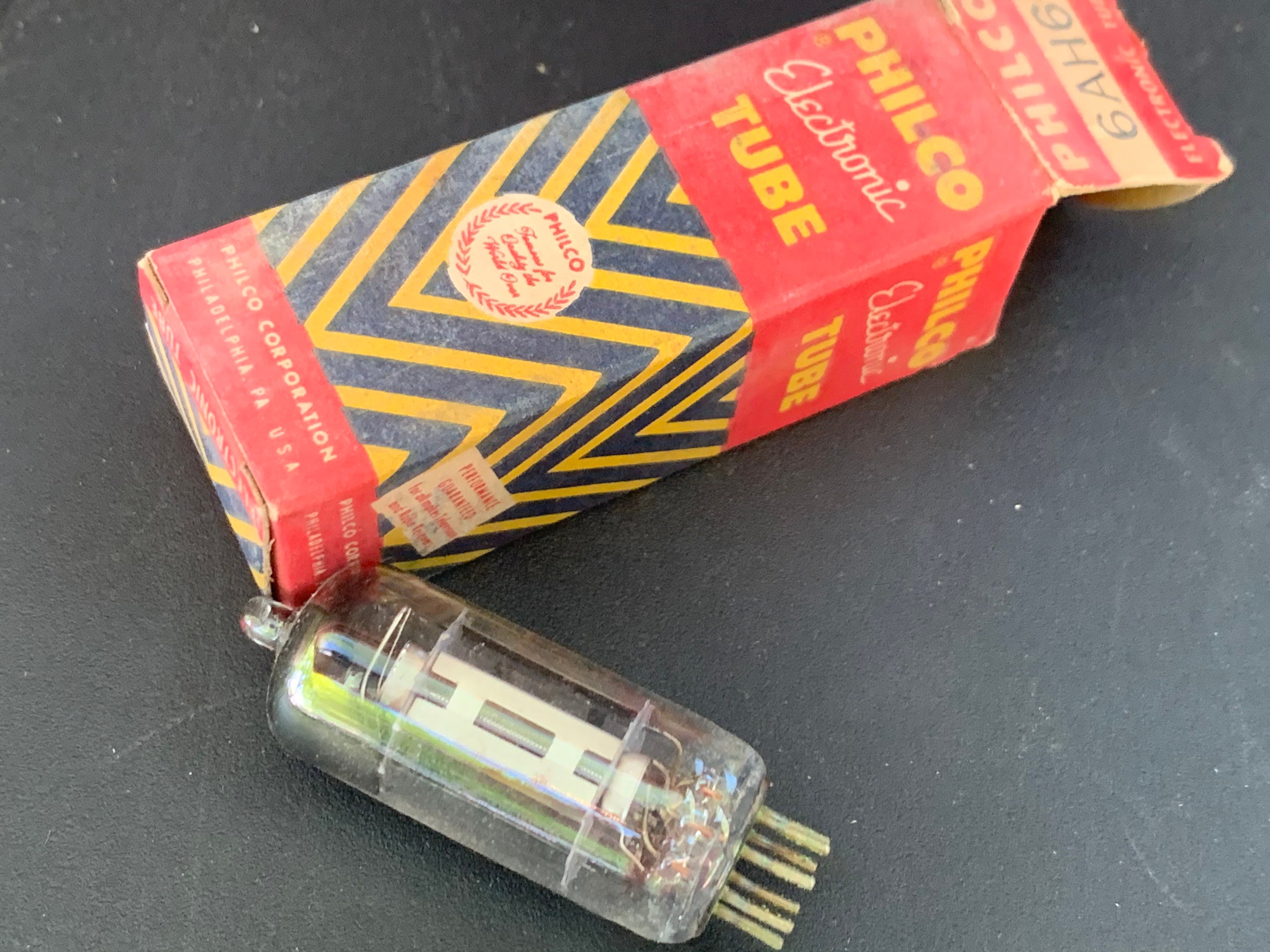 Vintage Philco Electronic Radio Tube with Original Box 6AH6 | Etsy