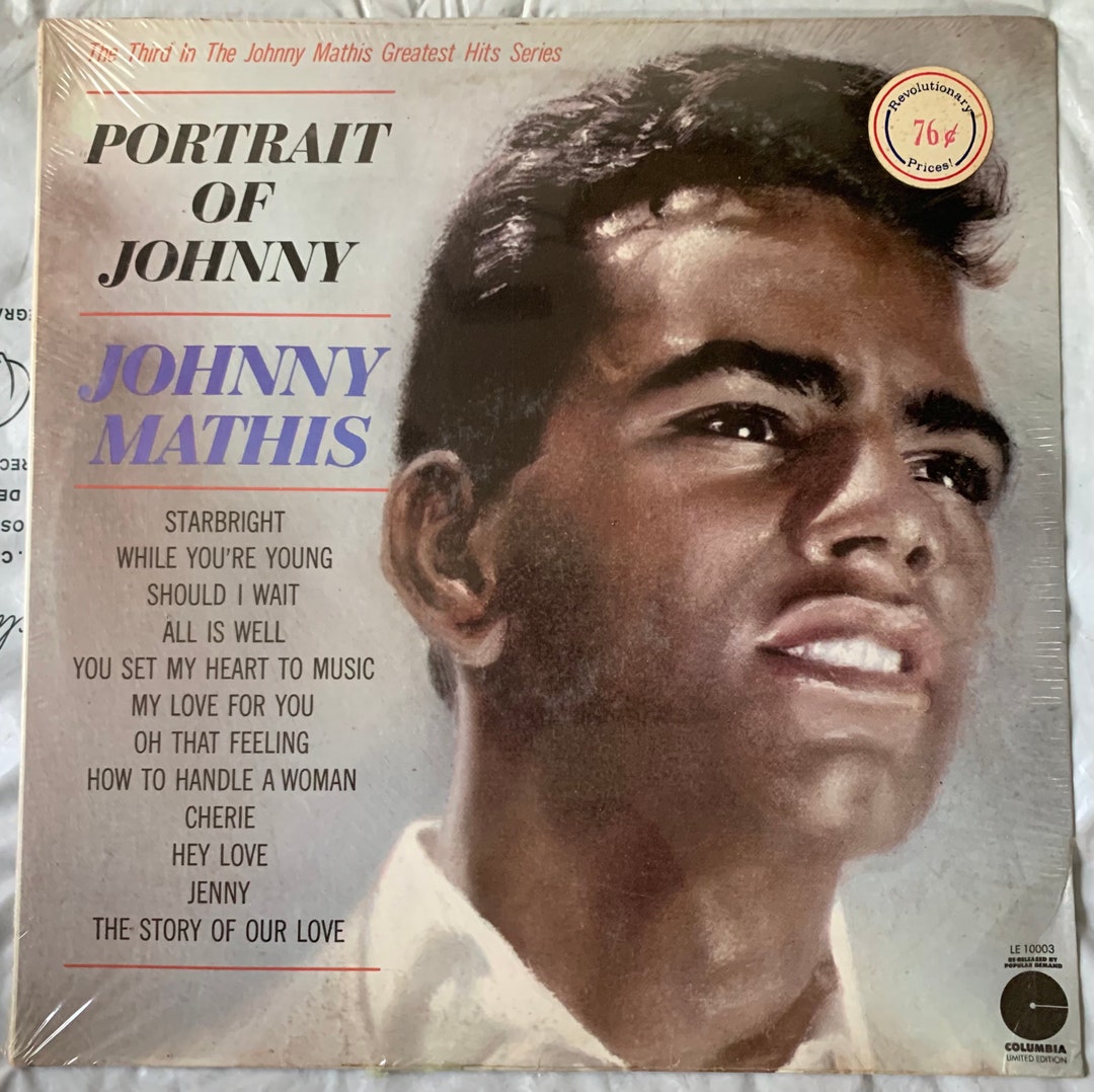 1961 33 RPM 12" Vinyl Record Johnny Mathis - Portrait of Johnny ...