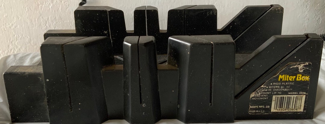 Vintage Hempe Mfg Miter Box - Model 3608 - Made From Rigid Plastic ...