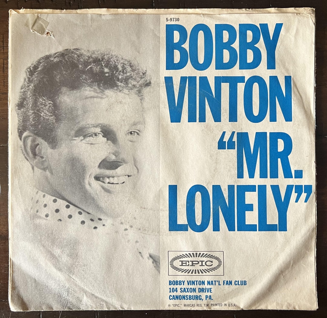 1964 45 RPM 7 Vinyl Record Bobby Vinton Mr. Lonely It's Better to Have ...