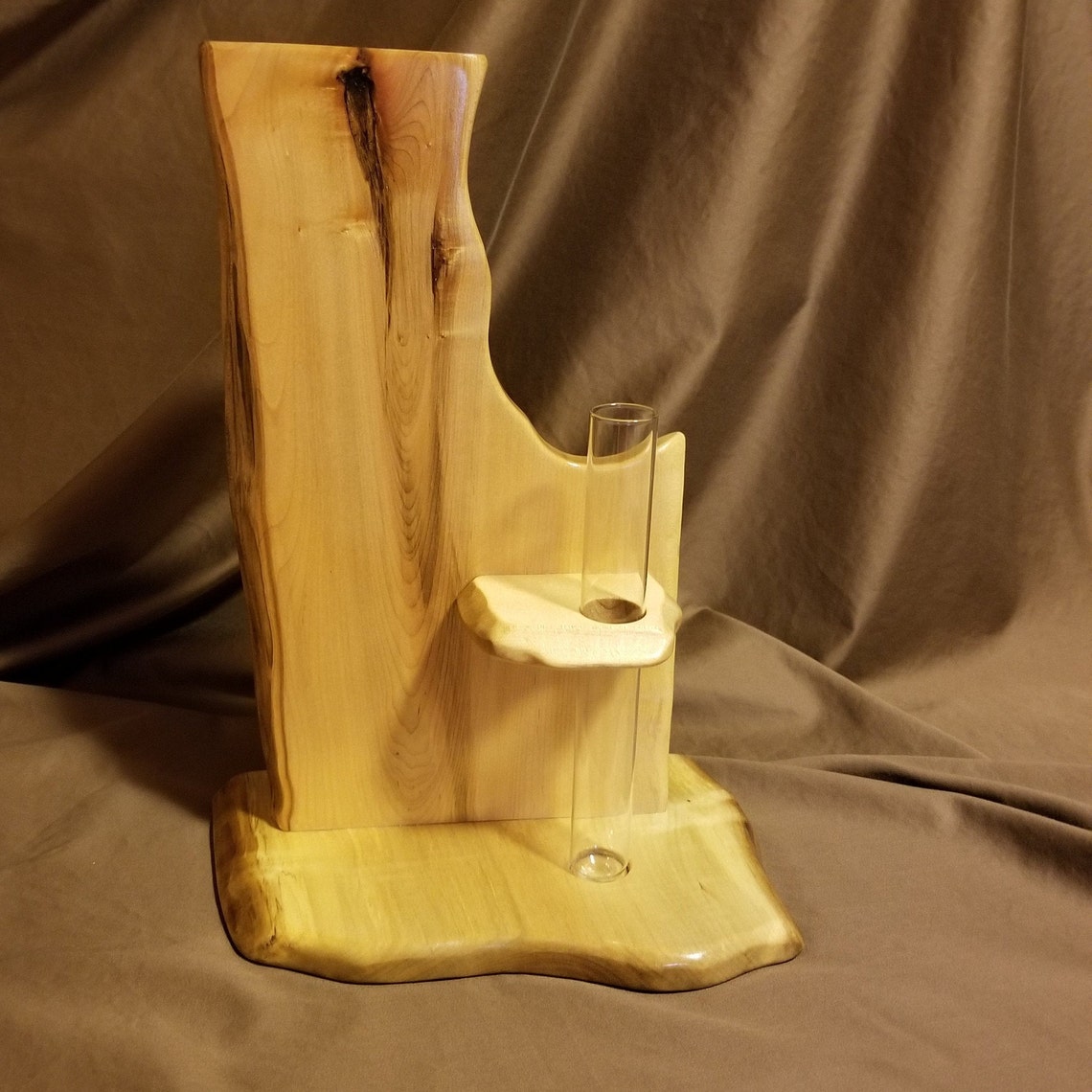 Wooden Bud Vase / Silk Flower Display / Unique Decorating - Etsy