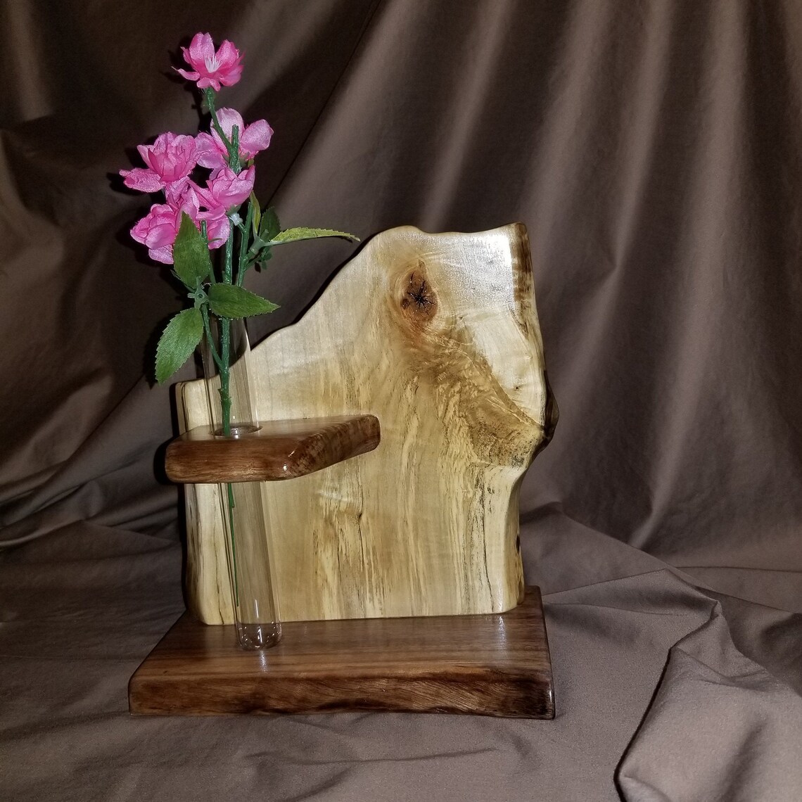 Wooden Bud Vase Forest Reflections I - Etsy