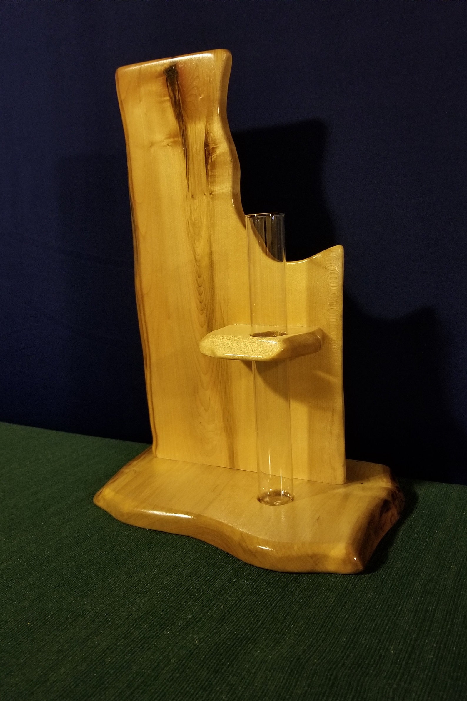 Wooden Bud Vase / Silk Flower Display / Unique Decorating - Etsy