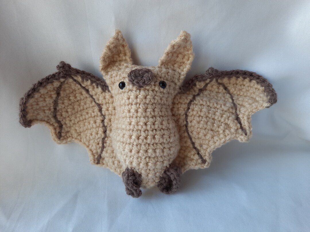 Tan Bat Crochet Stuffed Toy Amigurumi - Etsy