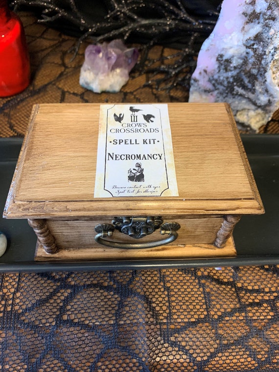 Necromancy Spell Kit Witchcraft kit All Natural: III Crows | Etsy