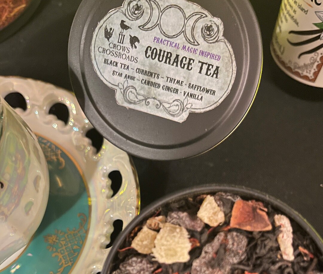 Courage Tea ~ Practical Magic Inspired ~ III Crows Crossroads - Etsy