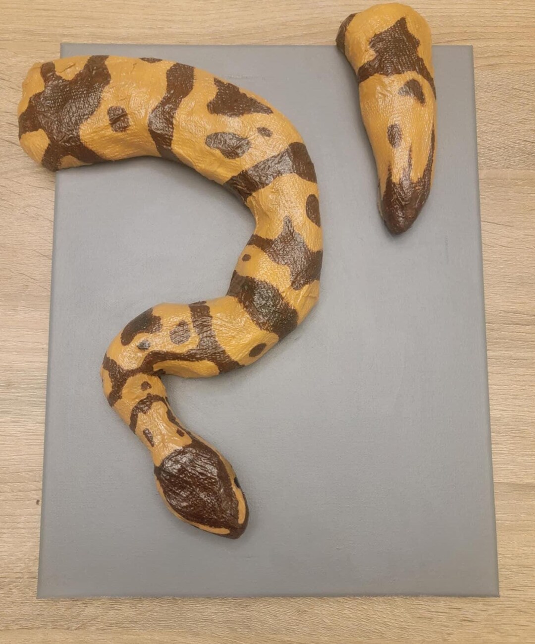 Handmade Snake Sculpture | Snake Art | Clay Snake | Snake Painting ...