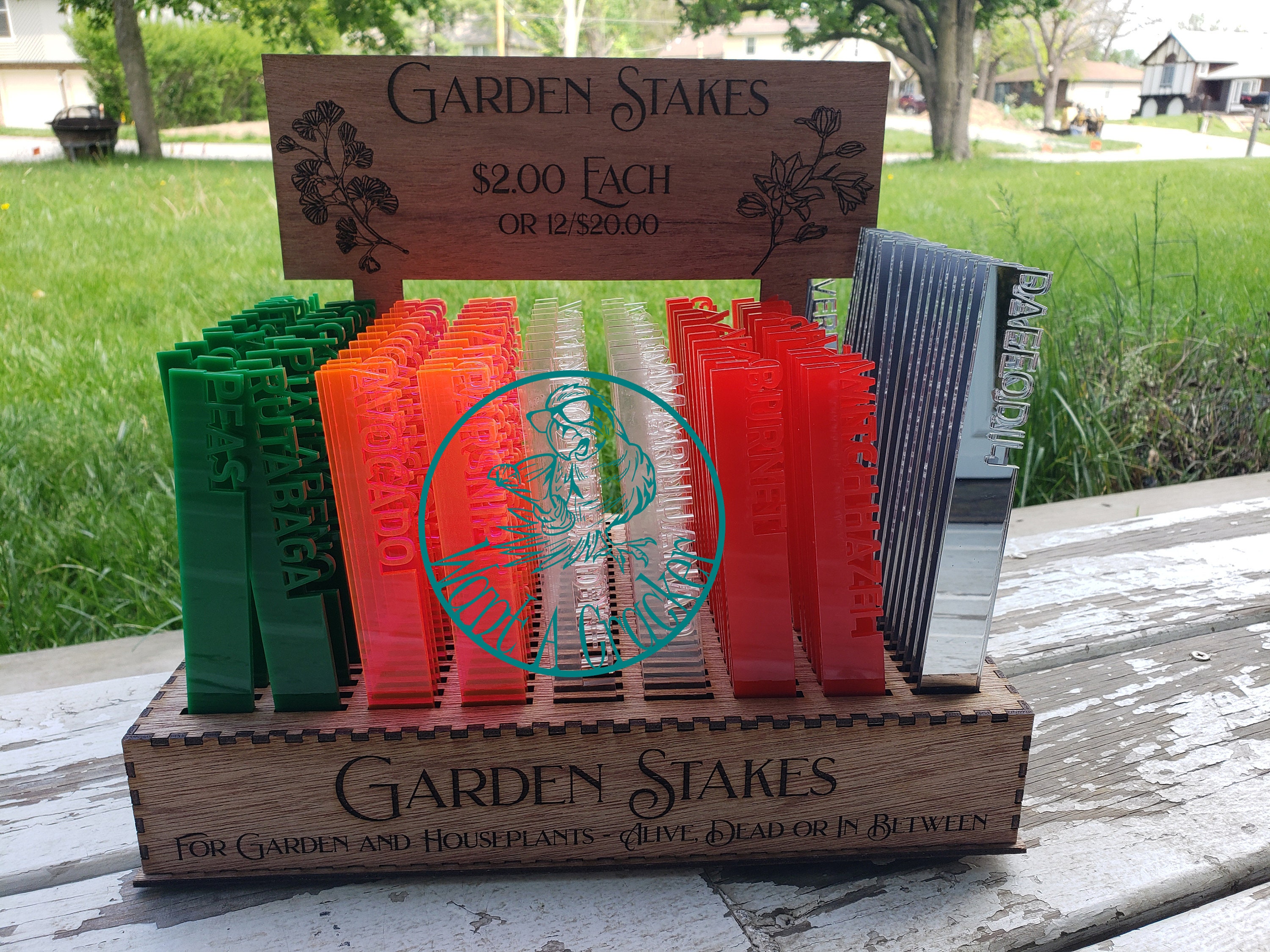 Display Box for Garden Stakes. - Etsy