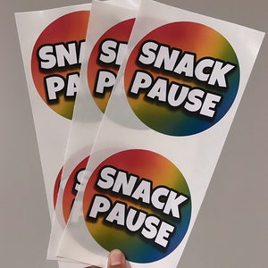 White Matte Logo Stickers, Custom Round or Square Labels, Envelope ...