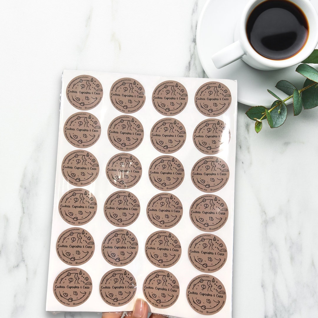 1.5 BULK STICKERS 5 Sheets Matte Logo Business - Etsy