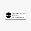 White Matte Logo Stickers, Custom Round or Square Labels, Envelope ...