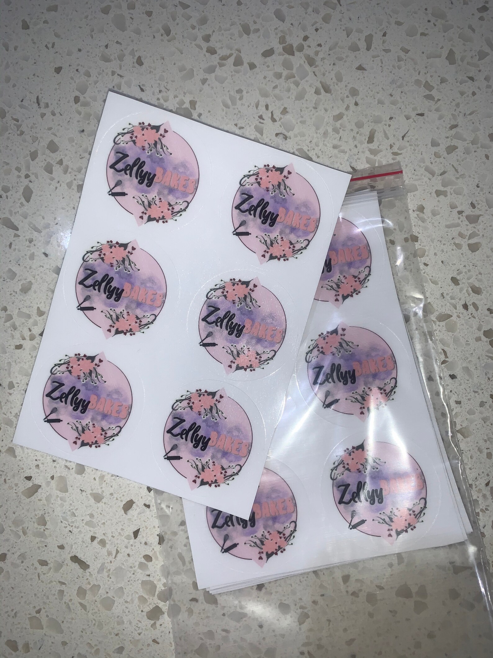 White Matte Logo Stickers Custom Round or Square Labels - Etsy Canada