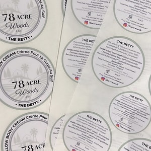 White Matte Logo Stickers, Custom Round or Square Labels, Envelope ...