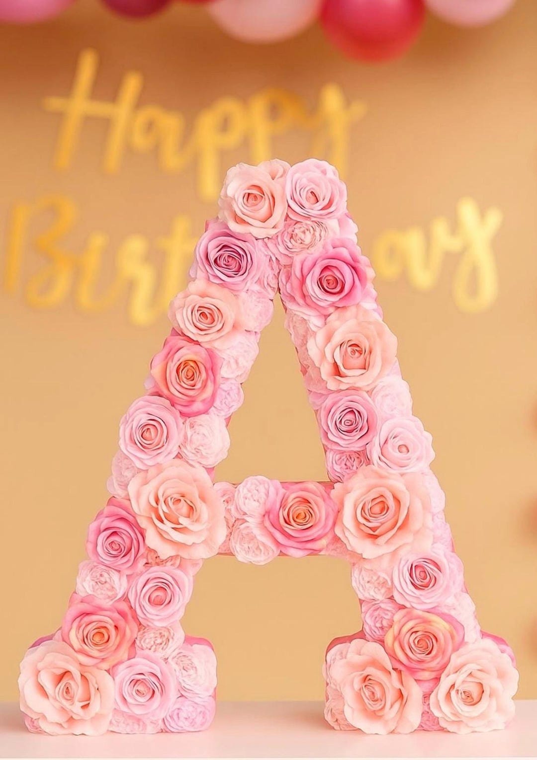 Custom Letters & Numbers for Wedding, Birthday, Celebration, Photoshoot ...